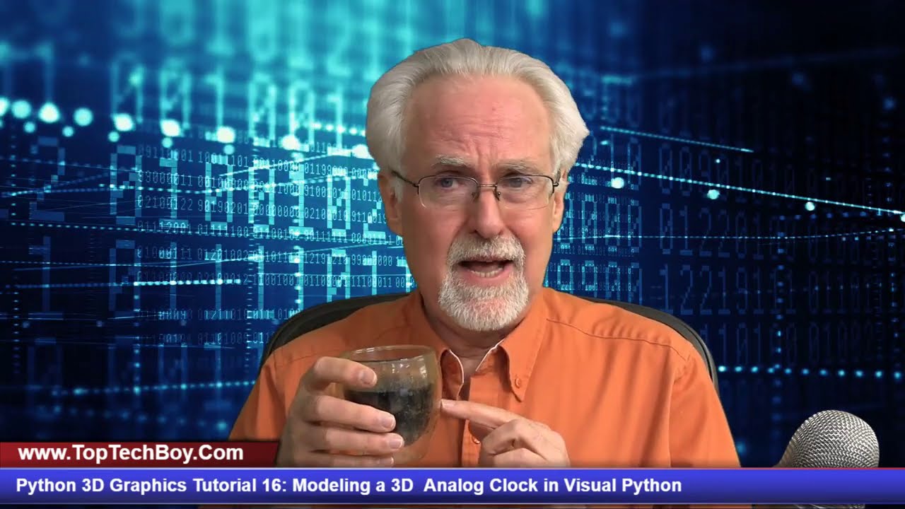 Python 3D Graphics LESSON 16: Modeling a 3D Analog Clock in Vpython - Learning Center
