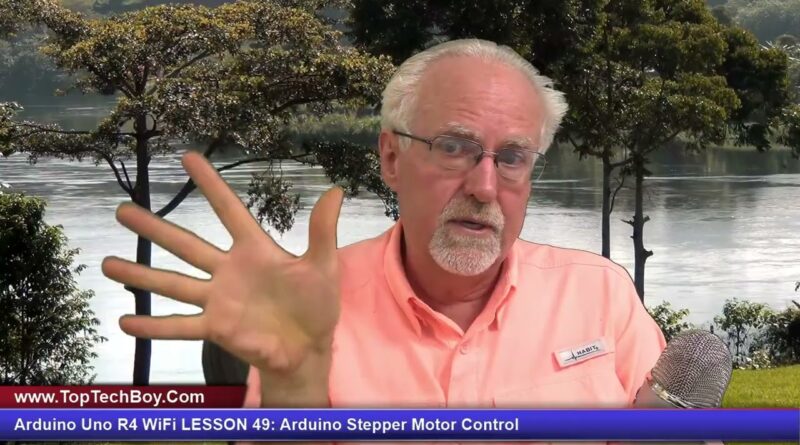 Arduino Uno R4 Wifi Lesson 49 Arduino Stepper Motor Control Learning