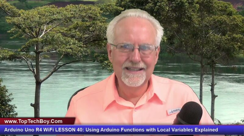 Arduino Uno R4 Wifi Lesson 40 Using Arduino Functions With Local 