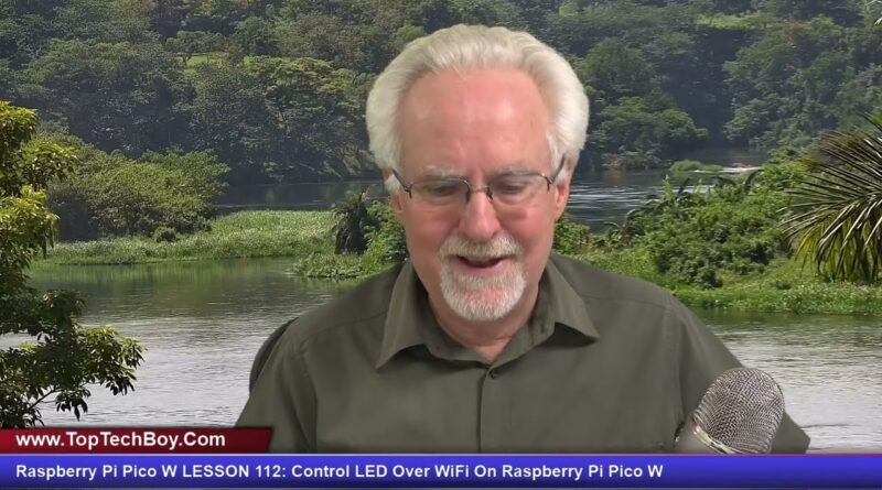 Raspberry Pi Pico W Lesson 112 Control Led Over Wifi On Raspberry Pi Pico W Project Learning