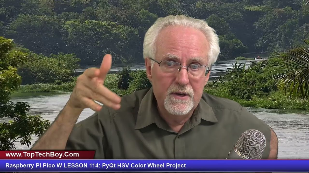 Raspberry Pi Pico W Lesson 114 Pyqt Hsv Color Wheel Project Learning Center