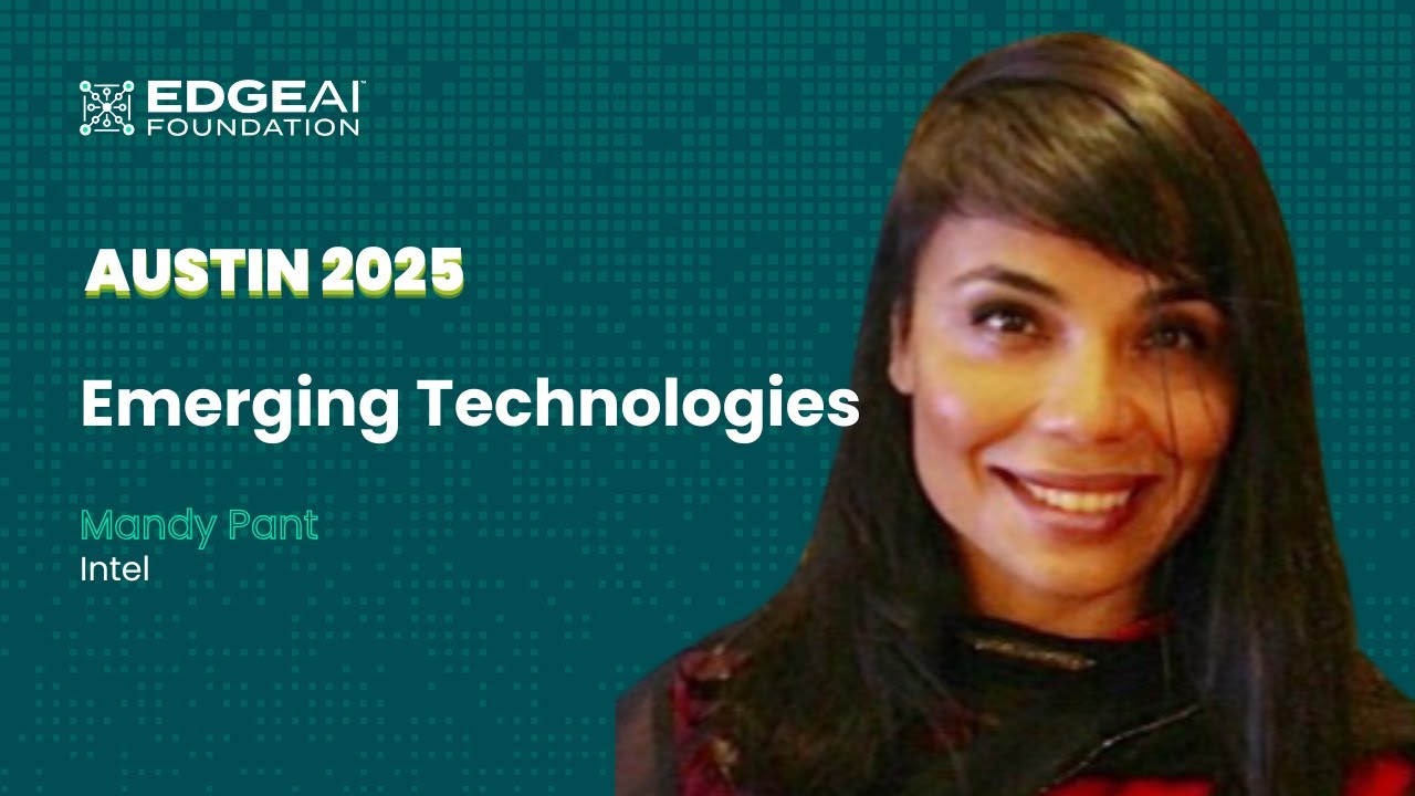 Keynote: What’s next for emerging technologies at the edge? - Learning ...